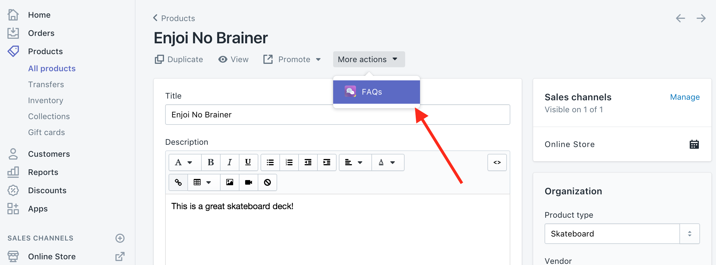 Shopify FAQs Documentation - Etoile Web Design - Premium WordPress Plugins